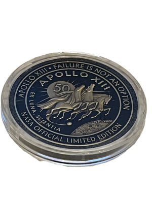 Lot 29 - Limited Edition Apollo 13 Medallion Celebrating 50 years since ...