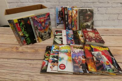 Lot 90 - Short Box of DC Trade Paperbacks - Bodnar's Auction ...