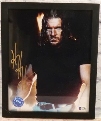 Lot 8 - Triple H Autographed Photograph - Bodnar's Auction ...