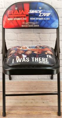 Lot 33 - WWE Commemorative Folding Chair - Bodnar's Auction ...