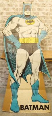Lot 78 - Vintage 1966 Cardboard Batman Lifesize Standee - Bodnar's ...