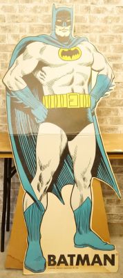 Lot 79 - Vintage 1966 Cardboard Batman Lifesize Standee - Bodnar's ...