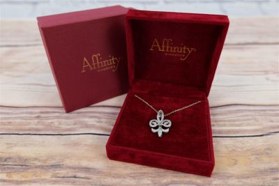 Lot 57 - Affinity Diamonds Necklace Affinity Diamonds sterling silver ...
