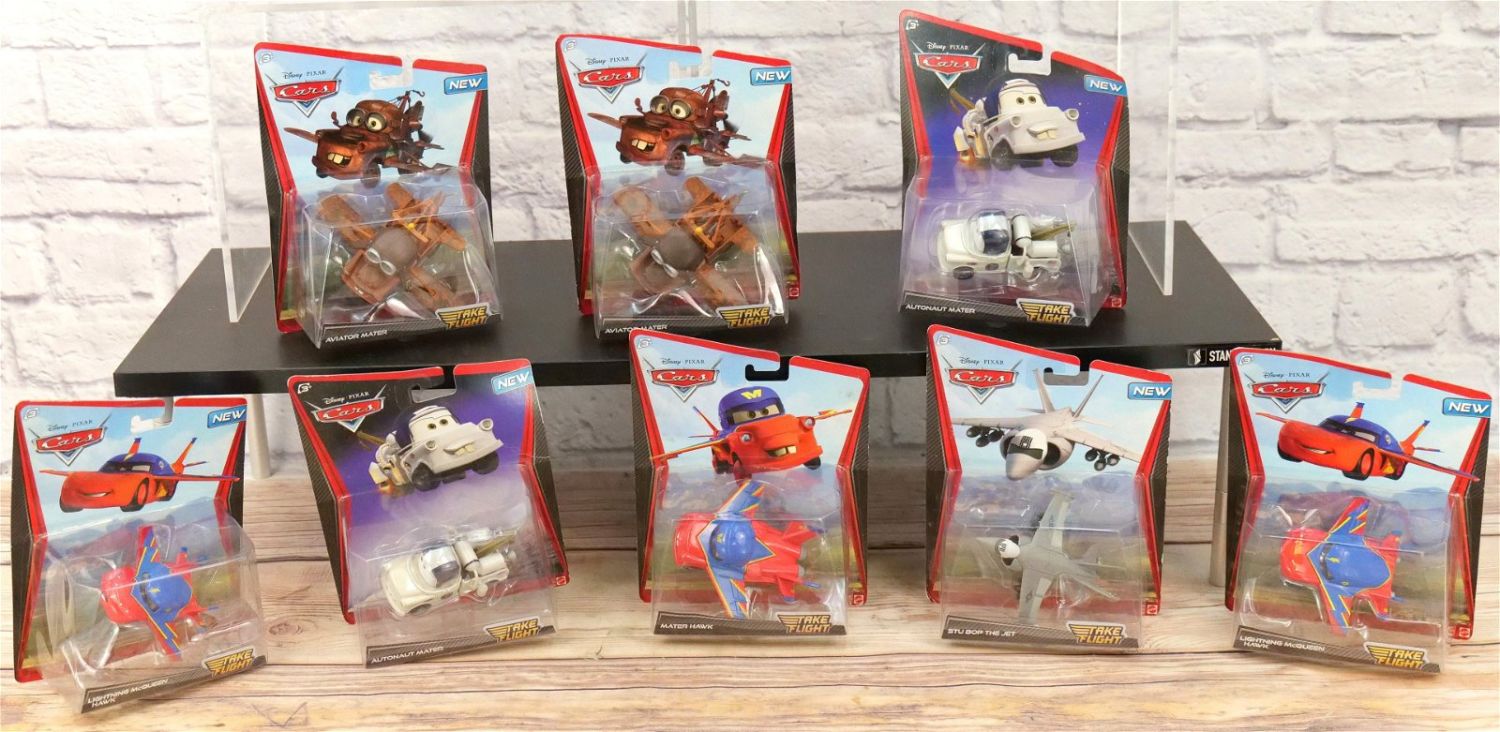Lot 46 - Lot of 8 Disney Pixar Cars Take Flight Vehicles - Bodnar's ...