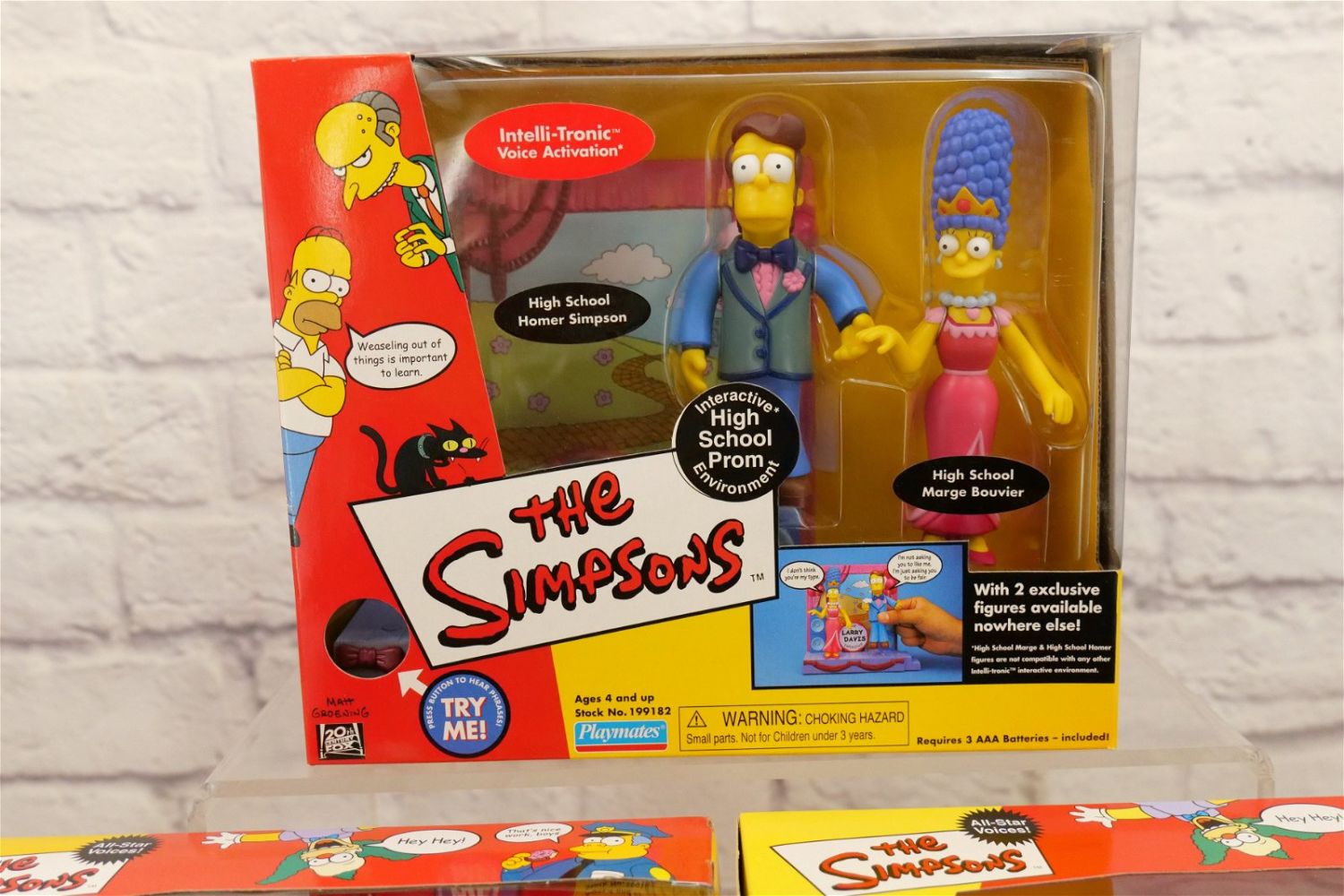 Lot 186 - Lot of 3 The Simpsons Interactive Figure Sets - Bodnar's ...