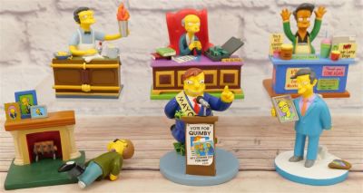 Lot 197 - Lot of 6 Hamilton Collection Simpsons Figurines - Bodnar's ...