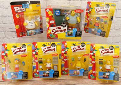Lot 234 - Lot of The Simpsons Playmates Interactive Figures - Bodnar's ...