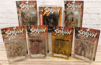 Lot 267 - Lot of 7 McFarlane Curse of Spawn Series 13 Figures - Bodnar ...