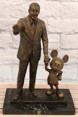 Lot 53 - Walt Disney & Mickey Mouse Blaine Gibson Cast Resin Bronze ...