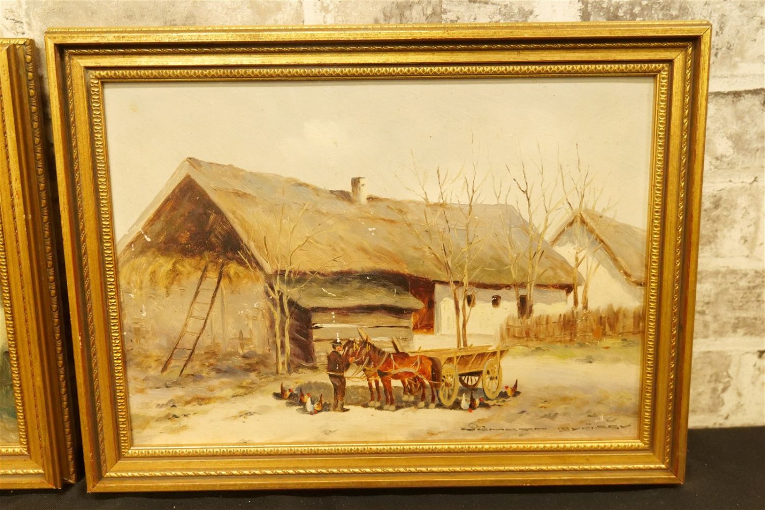 Lot 101 - Lot of 2 Oil on Boards - Bodnar's Auction | bodnarsauction.com