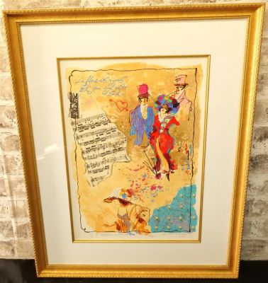 Lot 199 - A Little Love, A Little Kiss Serigraph by Alexander-Wissotzky ...