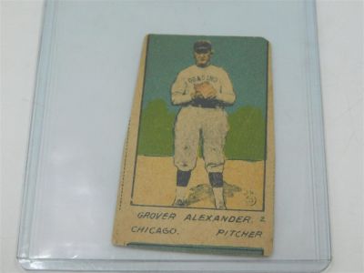Lot 54 - Grover Alexander Baseball Strip Card - Bodnar's Auction ...