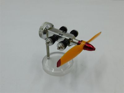 Lot 176 - Cox Gas Powered 4 Cylinder Model Airplane Engine - Bodnar's ...