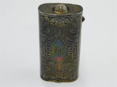 Lot 57 - Eveready Sterling Silver "The Famous Pocket Light" Flashlight ...