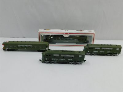 Lot 195 - Model Power United States Army Train Set - Bodnar's Auction ...