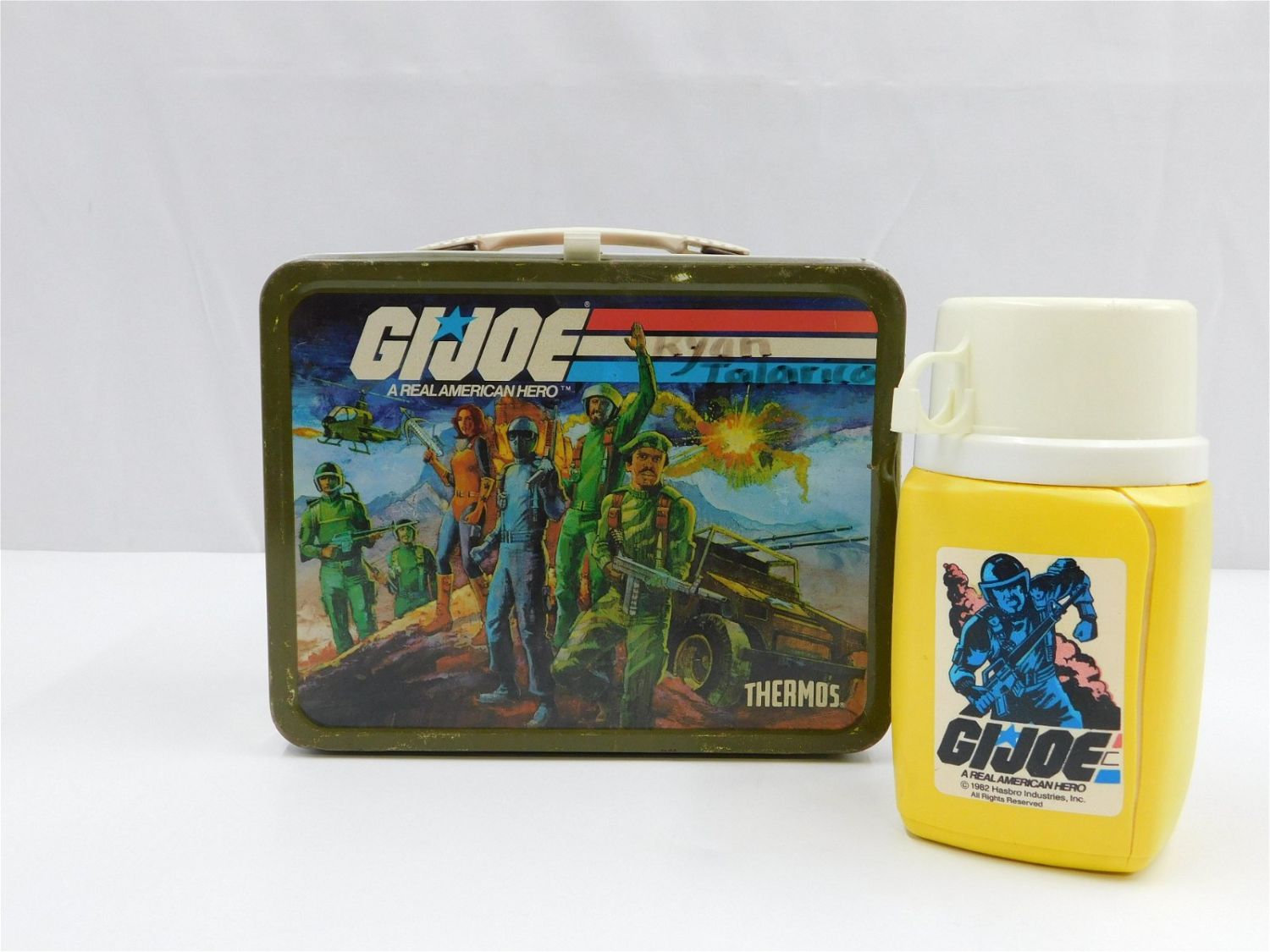 Lot 55 - GI Joe Lunchbox and Thermos - Bodnar's Auction ...