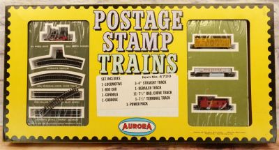Lot 169 - Aurora N Gauge Postage Stamp Train Set - Bodnar's Auction ...