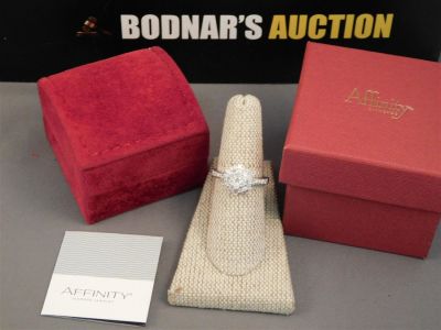 Lot 164 - Affinity Diamonds 14K Gold and Diamond Ring - Bodnar's ...