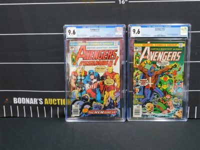 Lot 5 - Marvel Avengers Comics #151 and #152 - CGC Graded - Bodnar's ...