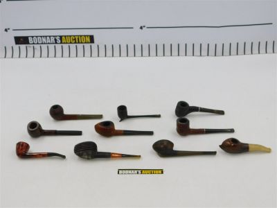 Lot 44 - Lot of 10 Signed Pipes - Bodnar's Auction | bodnarsauction.com