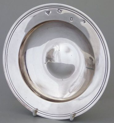 Lot 251 - Small silver alms dish. - Bodnar's Auction | bodnarsauction.com