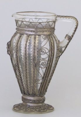 Lot 264 - Cased silver glass jug. - Bodnar's Auction | bodnarsauction.com