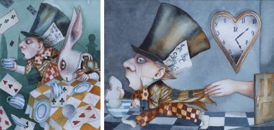 Lot 410 - Dominic Murphy, Scenes from Alice in Wonderland, - Bodnar's ...