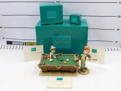 Lot 38 - WDCC "Pool Table Scene" from Pinocchio - Bodnar's Auction ...