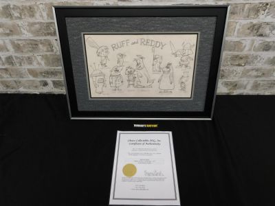 Lot 35 - Ruff and Reddy Original Character Model Sheet - Bodnar's ...