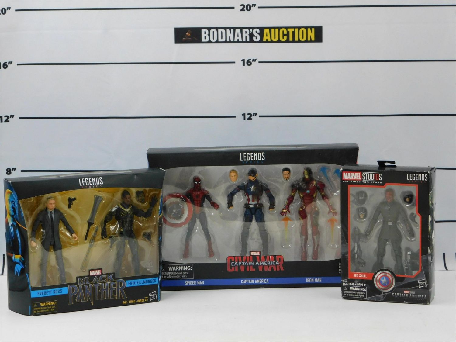 Lot 36 - Lot of 3 Marvel Legends Box Sets - Bodnar's Auction ...
