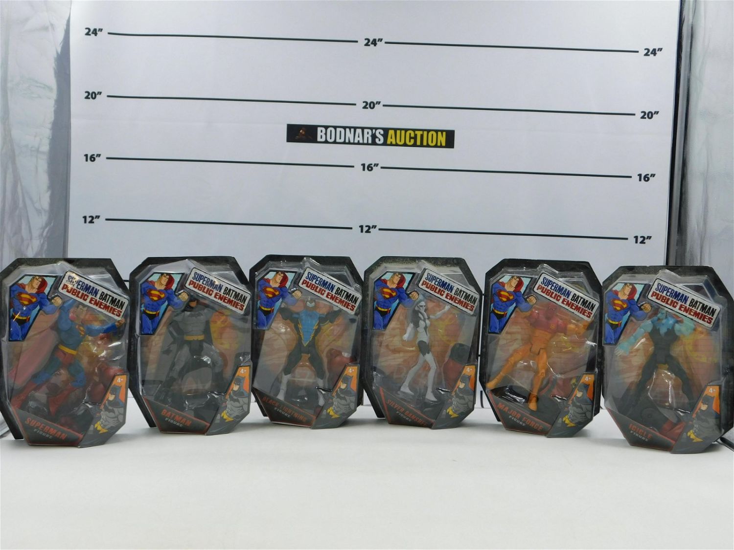 Lot 242 - Lot of 6 Superman Batman Public Enemies Action Figures ...
