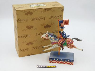 Lot 258 - Jim Shore Uncle Sam Figure - Bodnar's Auction ...