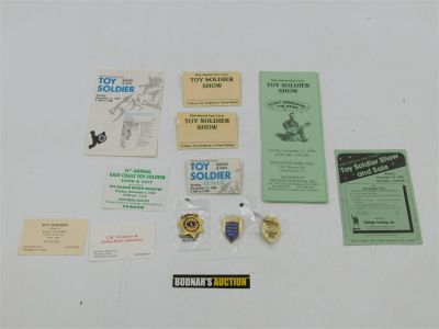 Lot 271 - Lot of Toy Soldier Show Pamphlets, Tags and Pins - Bodnar's ...