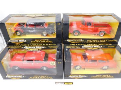 Lot 99 - Lot of 4 American Muscle Chevy Street Machine Diecast - Bodnar ...