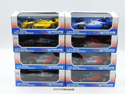 Lot 218 - Lot of 8 Racing Champions Indy Car 1:24 Scale Die-Cast ...