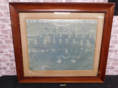 Lot 277 - Framed Copy of Carl Horner Photo of 1912 Boston Red Sox ...