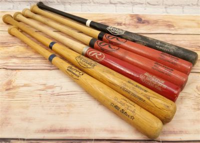 Lot 52 - Lot of 6 Adirondack/Rawlings Baseball Bats - Bodnar's Auction ...