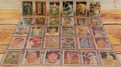 Lot 177 - Lot of 30 Topps 1957 Baseball Cards - Bodnar's Auction ...