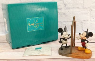 Lot 80 - WDCC "Mickey Then & Now" Mickey Mouse Figurine - Bodnar's ...