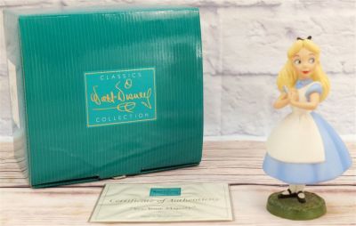 Lot 101 - WDCC "Yes, Your Majesty" Alice Figurine - Bodnar's Auction ...