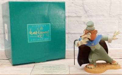 Lot 105 - WDCC "Felonious Fox" J. Worthington Foulfellow Figurine ...