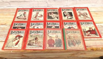 Lot 2 - Lot of 14 Vintage Baseball Magazines - 1930 and 1931 - Bodnar's ...