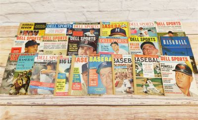 Lot 61 - Lot of 21 Vintage Baseball Magazines - Bodnar's Auction ...