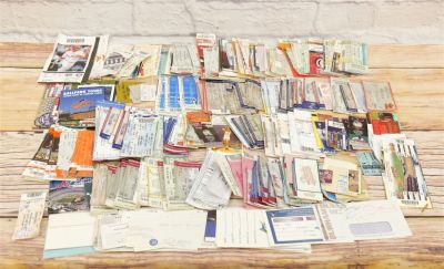 Lot 116 - Large Lot of Modern Ticket Stubs - Bodnar's Auction ...