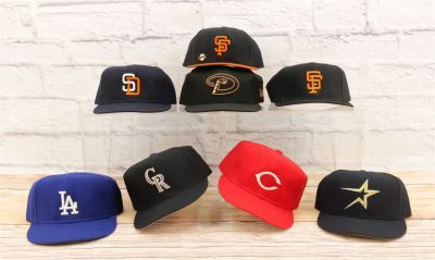 Lot 209 - Lot of 8 Vintage Fitted Baseball Hats - Bodnar's Auction ...