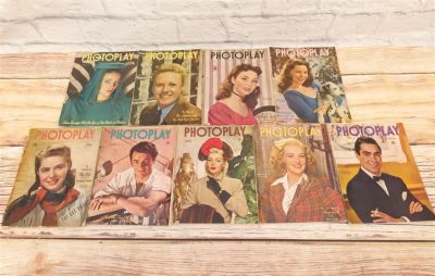Lot 240 - Lot of 9 Photoplay Magazines - 1946 - Bodnar's Auction ...