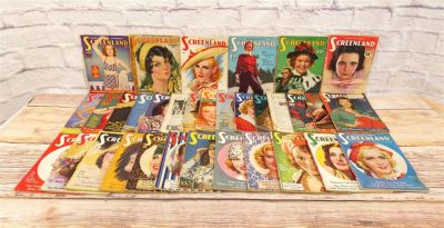 Lot 270 - Large Lot of Screenland Magazines - 1930's & 1940's - Bodnar ...