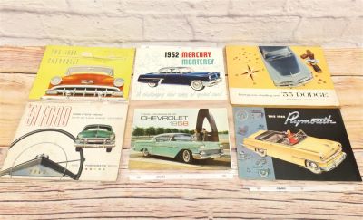 Lot 303 - Lot of Vintage Car Related Ephemera - Bodnar's Auction ...