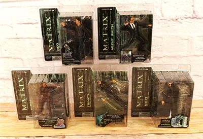Lot 313 - Lot of 5 McFarlane The Matrix Action Figures - Bodnar's ...