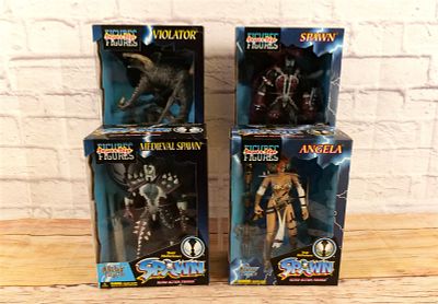 Lot 461 - Lot of 4 McFarlane Super Size Spawn Action Figures - Bodnar's Auction | bodnarsauction.com